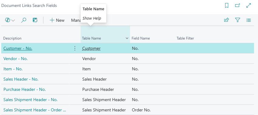 Clever Dynamics - Document Link Search Fields